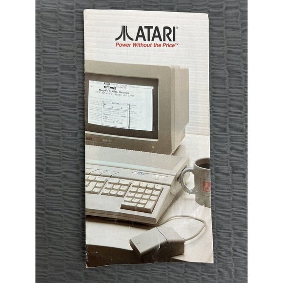 Atari | Video Games & Consoles | Atari 40st Sales Brochure Pamphlet Power Without The Price ...